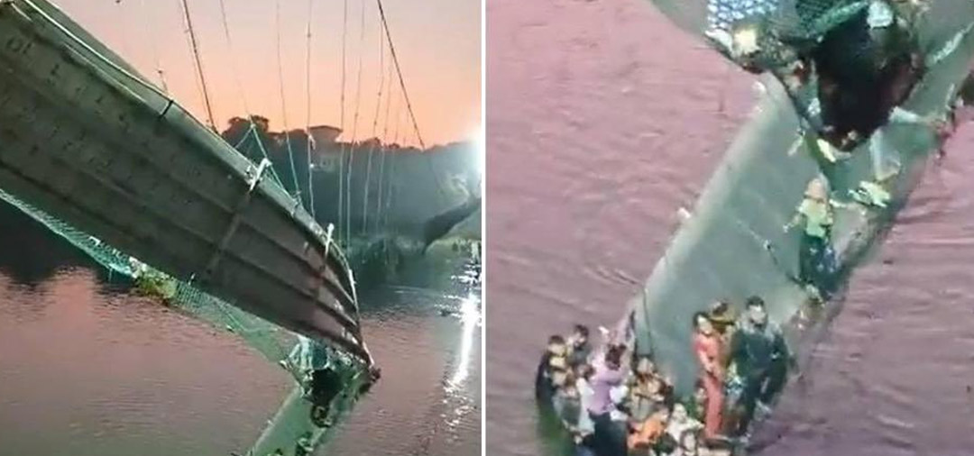 Tragedia por el colapso de un puente en la India
