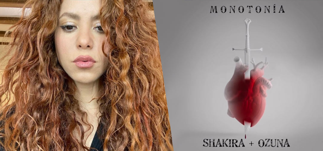 Shakira lanza primer avance de su canción 'Monotonía'