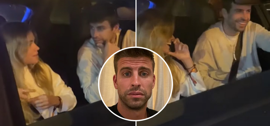 Piqué y Clara Chía se dejan ver muy sonrientes en Barcelona