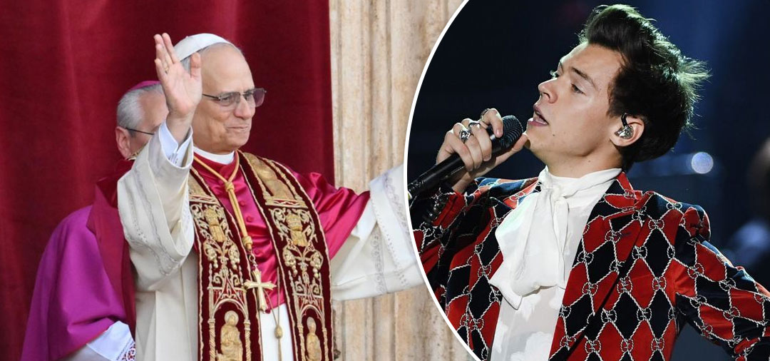 Harry Styles sorprende al mundo en el anuncio del nuevo Papa